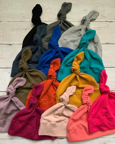 Jersey Knot Hats – Playful Peanut